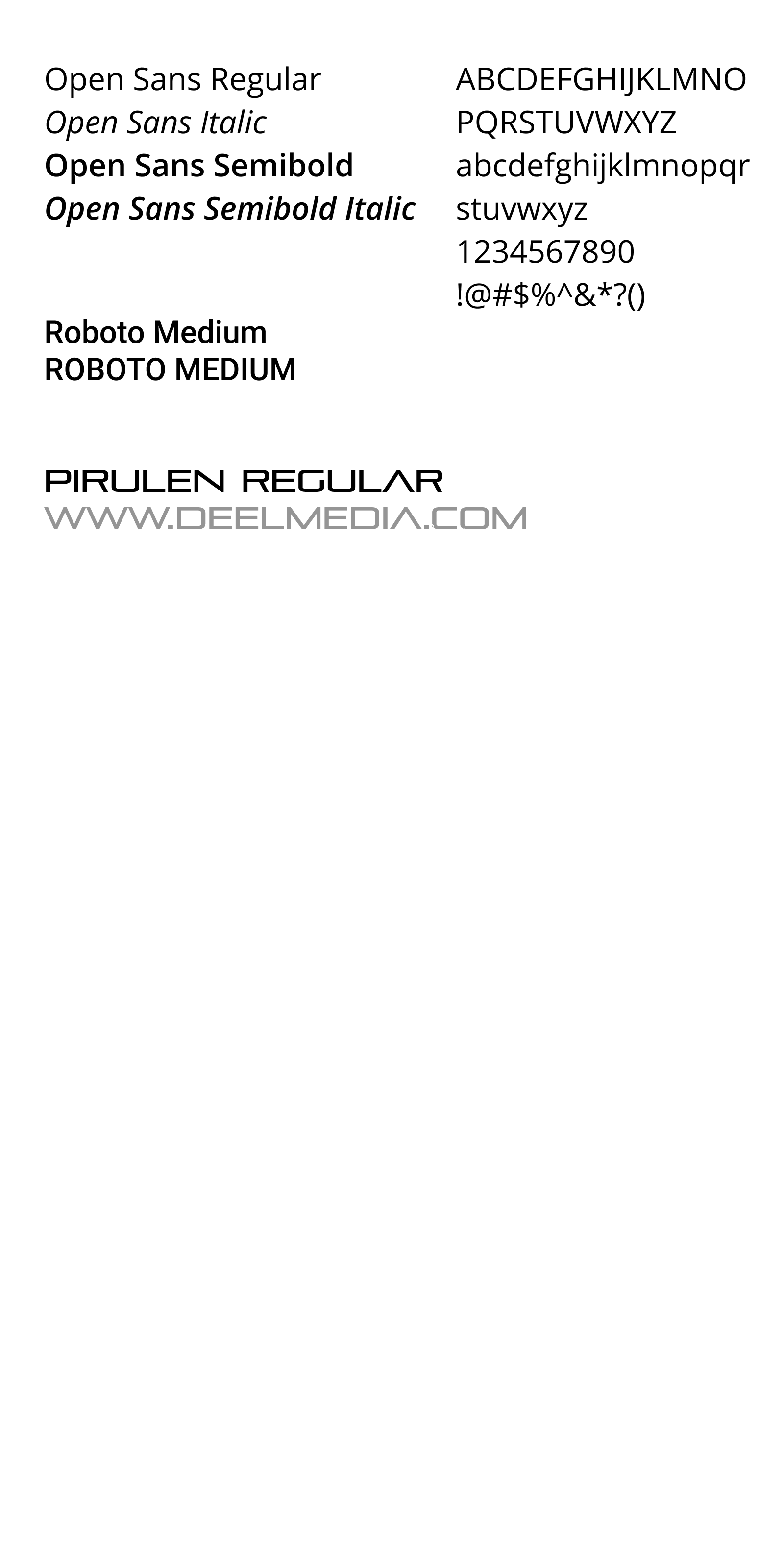 Brand Guidelines | DEEL Media